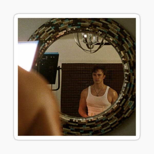 "Mirroring Drew Starkey" Sticker for Sale by BilalAkoro | Redbubble
