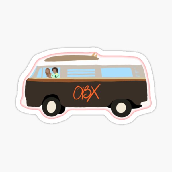 "OBX van" Sticker for Sale by BilalAkoro | Redbubble