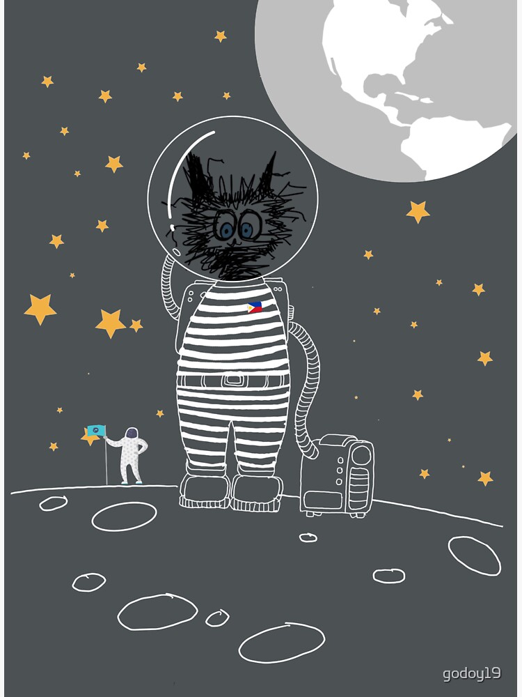 "Astrocats" Sticker by godoy19 | Redbubble