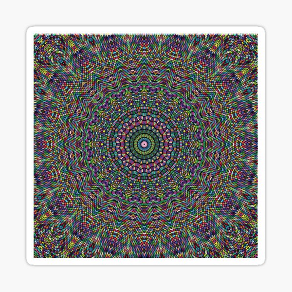 "Mandala 369" Sticker for Sale by UnaizaKhalid | Redbubble