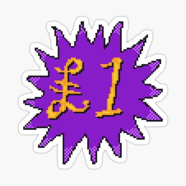 "One Pound" Sticker by MoMoJaJa | Redbubble