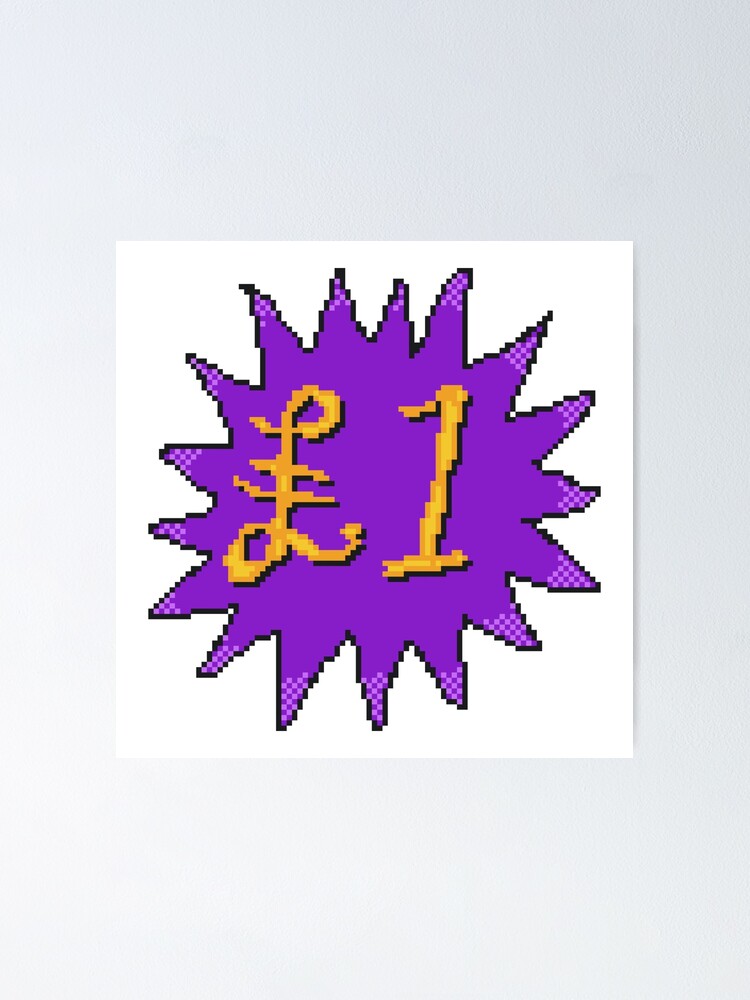 "One Pound" Poster by MoMoJaJa | Redbubble