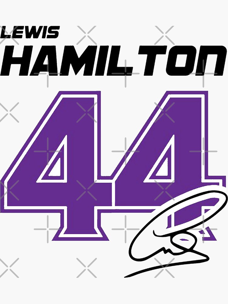 Pegatina «Logotipo de Lewis Hamilton 44» de cse313 | Redbubble