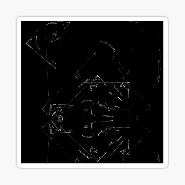 "Blacked out" Sticker for Sale by Artpatriot | Redbubble