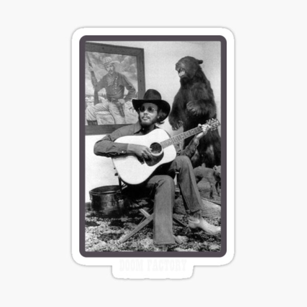 "Bocephus Doom Factory" Sticker for Sale by ShawArtShop | Redbubble