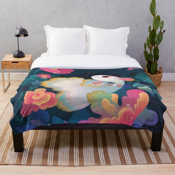 "Flower guppy" Throw Blanket for Sale by pikaole | Redbubble