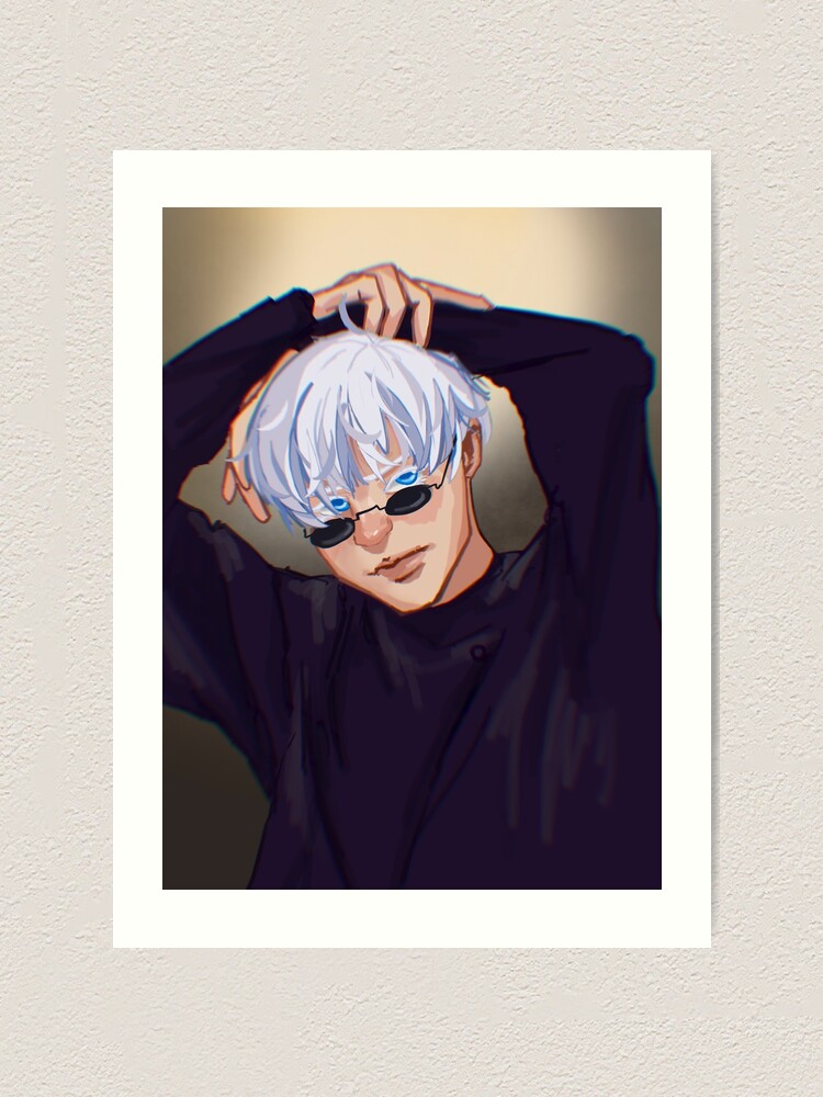 "gojo satoru gojou jjk jujutsu kaisen" Art Print for Sale by gi-gianna ...