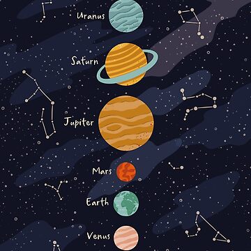 "Cool Solar System" Poster for Sale by piccalilli22 | Redbubble