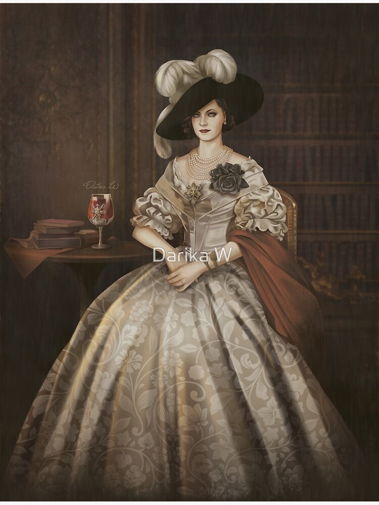 "Lady Dimitrescu sit version" Photographic Print for Sale by paintdks ...