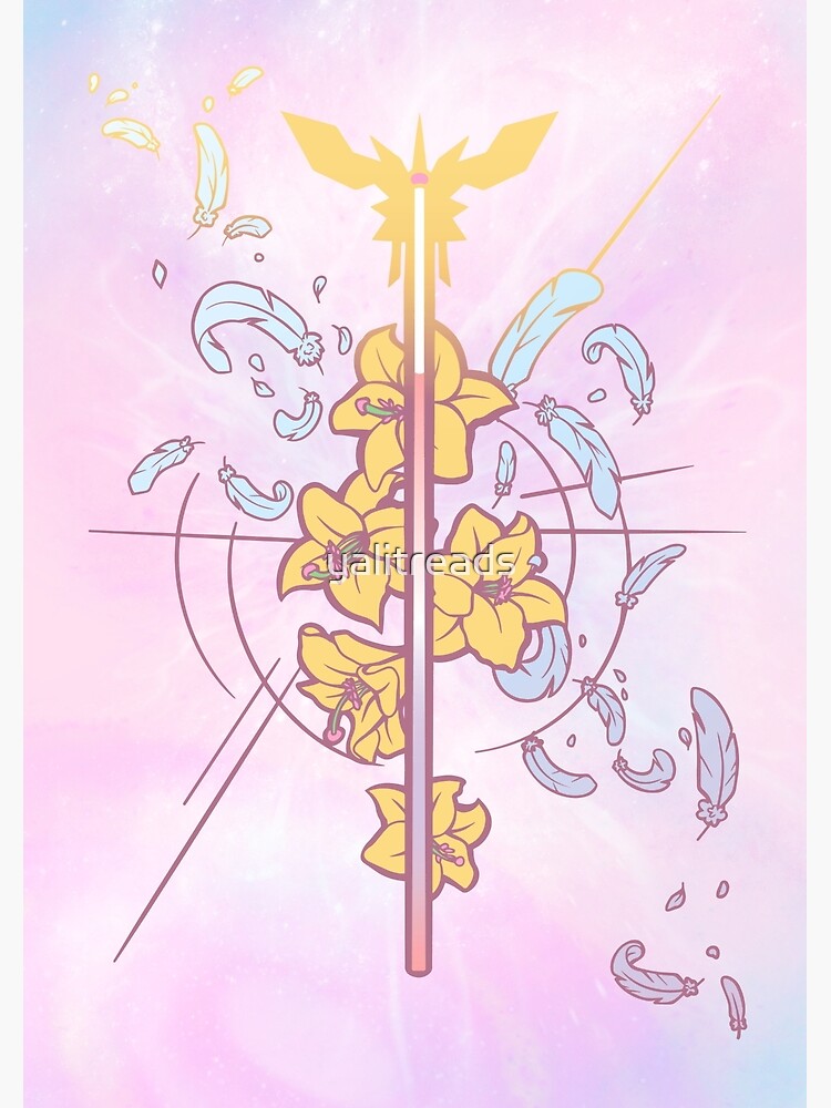 "FFVII Aerith Gainsborough's Princess Guard Pastel Version" Poster by ...