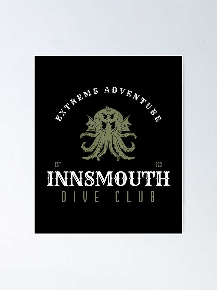 "Innsmouth Dive Club" Poster for Sale by MysticMacabre | Redbubble
