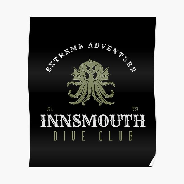 "Innsmouth Dive Club" Poster for Sale by MysticMacabre | Redbubble