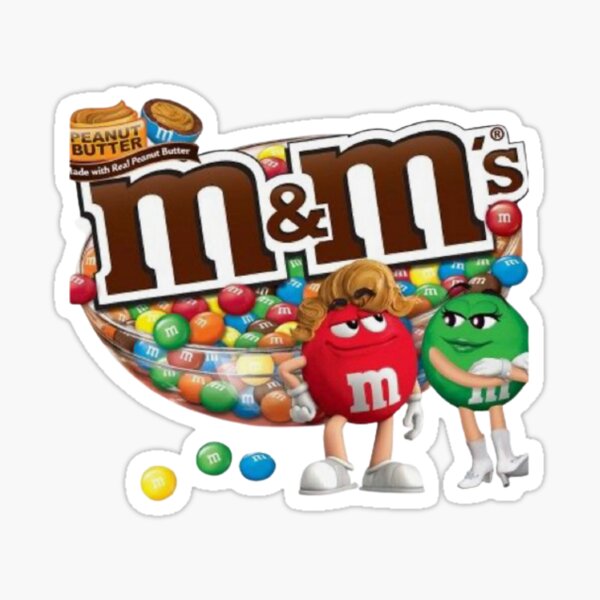"Funny M&m’s family,funny M&m’s illustration " Sticker by ...
