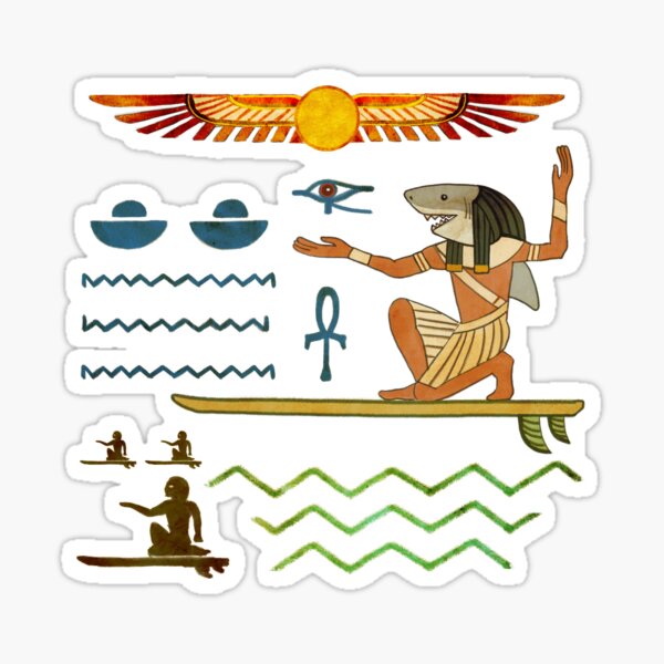 "Surf God" Sticker for Sale by CaptJack05 | Redbubble