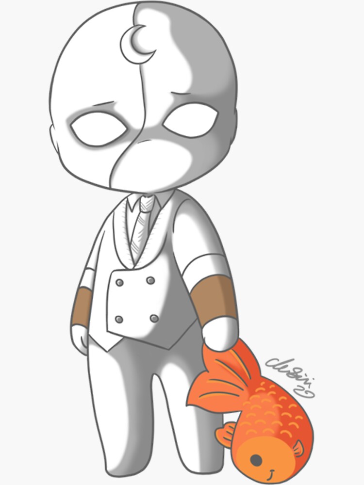 "Chibi Mr Knight " Sticker by JennStacy | Redbubble