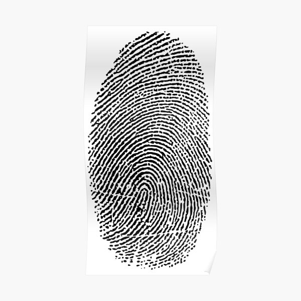 "Fingerprint" Poster for Sale by rheyes | Redbubble
