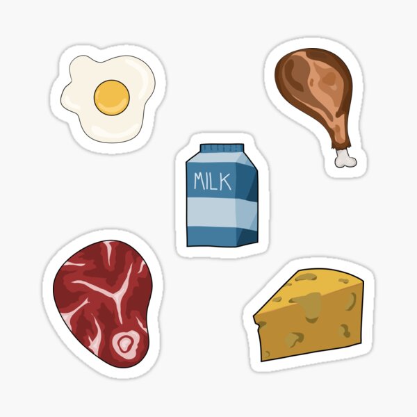 "Protein Pack" Sticker by Lex-ul | Redbubble