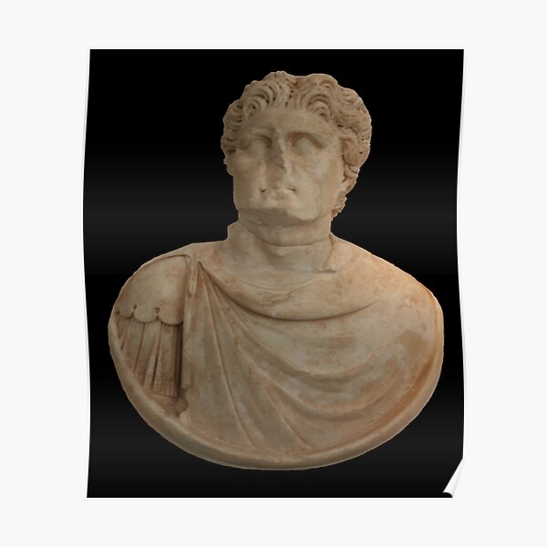 "Alexander The Great Shield Portrait Aphrodisias Vector Art" Poster for ...