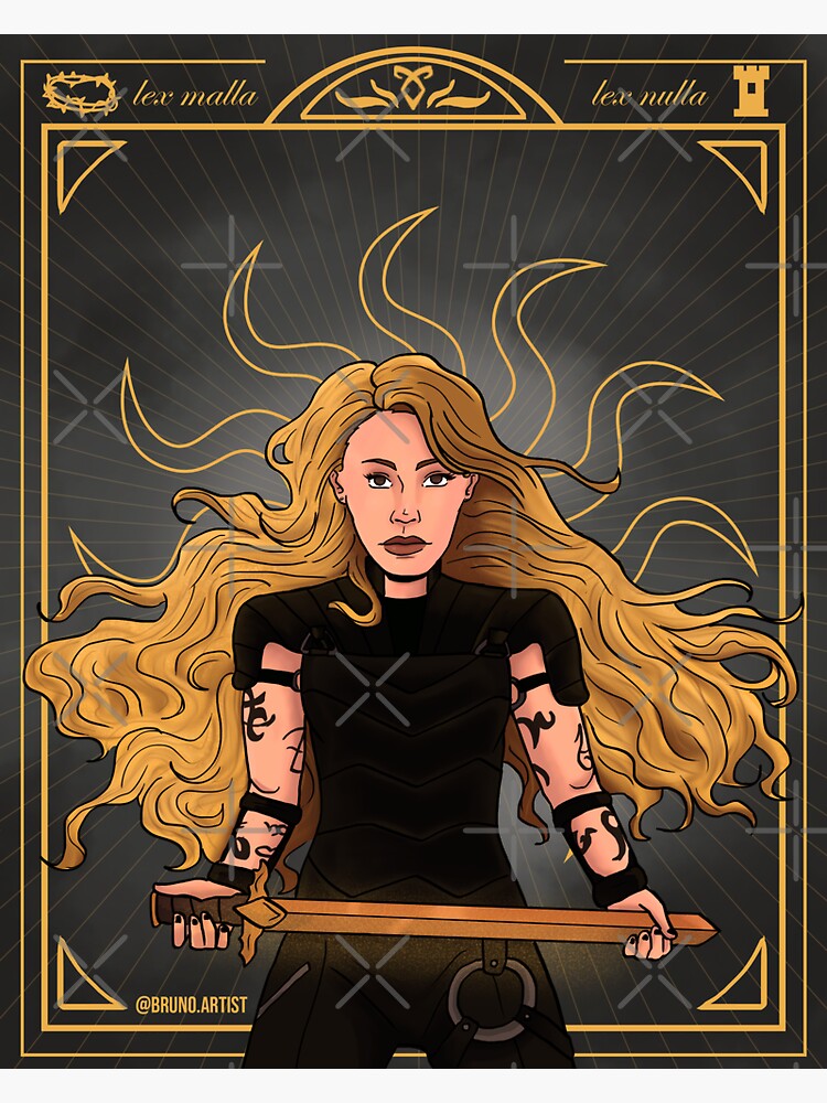 "Emma Carstairs" Sticker by BrunoAlexandre | Redbubble