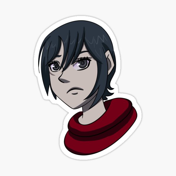"Attack on Titan Mikasa " Sticker for Sale by GlassDemon25 | Redbubble