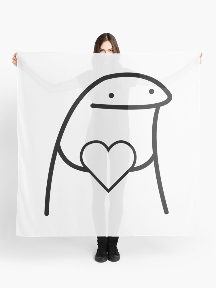 "flork with heart" Scarfundefined by Mely26 | Redbubble