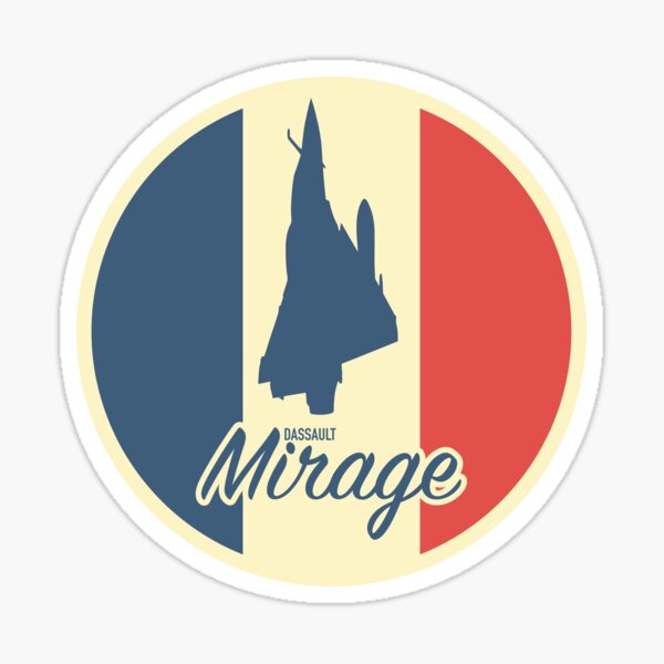 "Dassault Mirage" Sticker by FireMission45 | Redbubble