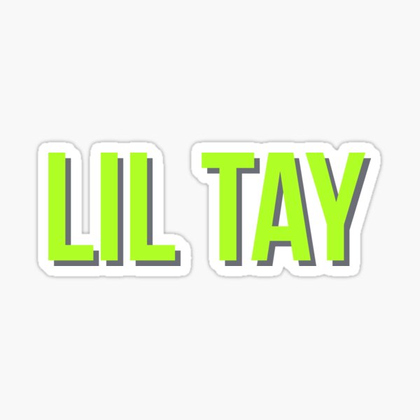 "lil tay" Sticker for Sale by marvelteez | Redbubble