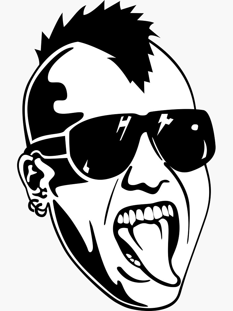 "Punk" Sticker by steven-davies | Redbubble