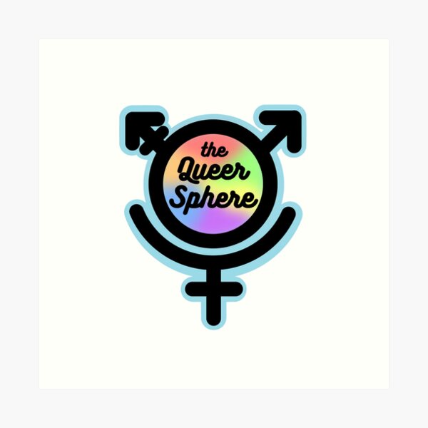 "The Queer Sphere Logo" Art Print for Sale by thequeersphere | Redbubble