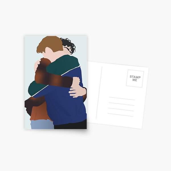 "hi. hi. nick and charlie hug" Postcard for Sale by Pinu92 | Redbubble