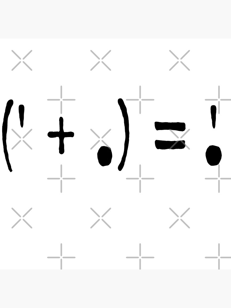 "Typewriter math: Exclamation mark" Poster for Sale by Tweeting | Redbubble