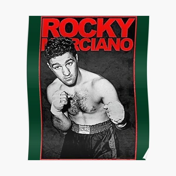 "Rocky Marciano Portrait Boxing Heavyweight Super Fight" Poster for ...