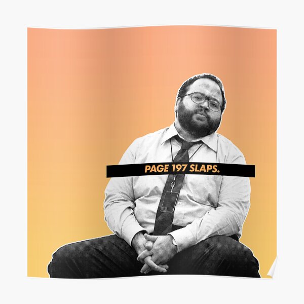 "Severance Dylan G Page 197 Slaps Lumon Industries Quote" Poster by innocentflowers | Redbubble