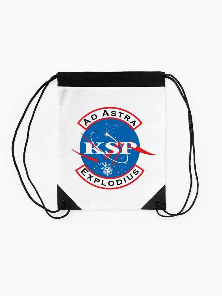 "Kerbal KSP Ad Astra Explodius" Drawstring Bag for Sale by orinemaster ...