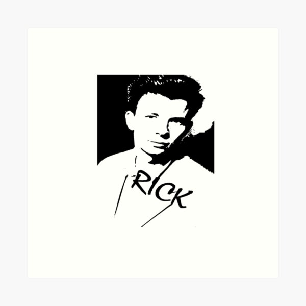 "Rick Astley" Art Print by gorgeouspot | Redbubble