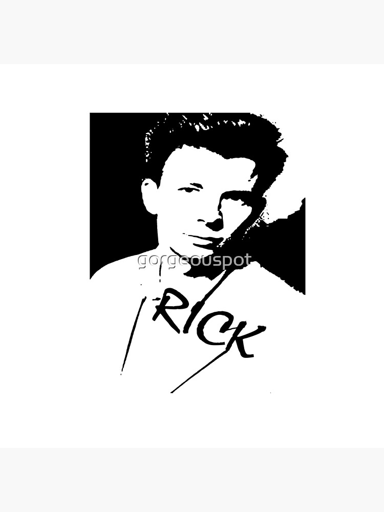 "Rick Astley" Art Print by gorgeouspot | Redbubble