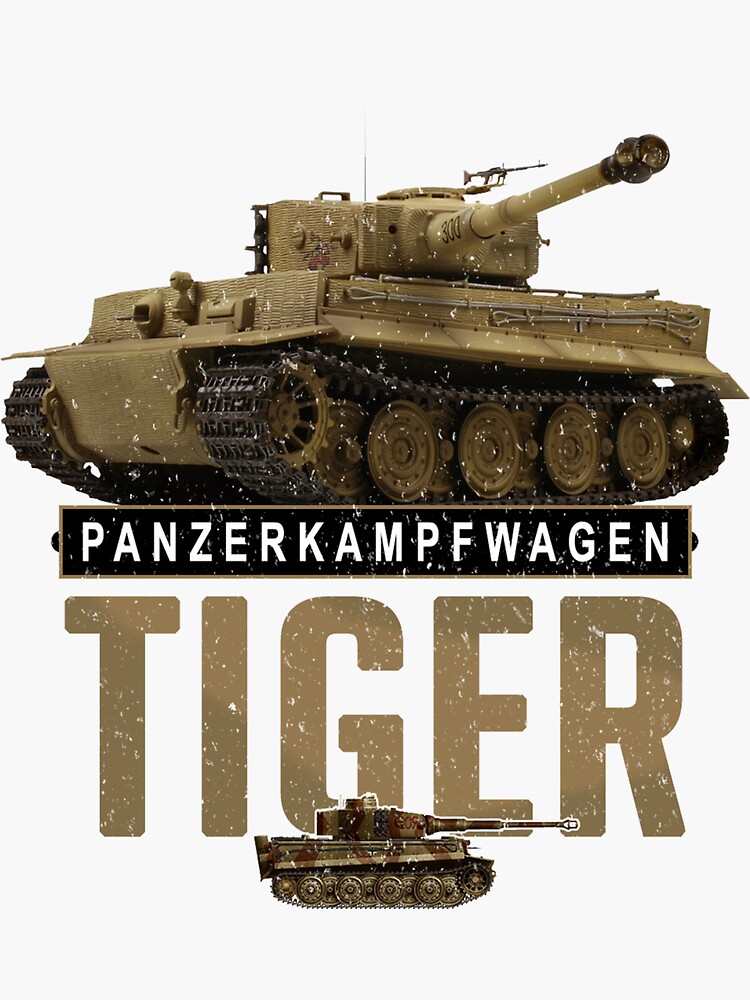 "Tiger 1 Tank - WW2 German Tank " Sticker for Sale by Senpa77 | Redbubble
