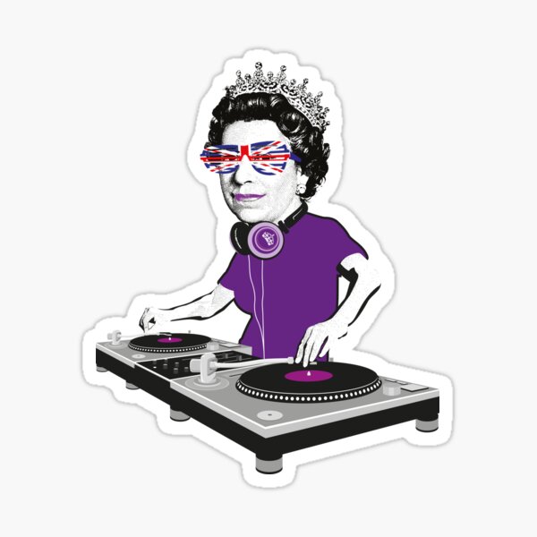 "Queen's Platinum Jubilee, DJ Queen Elizabeth Jubilee, Union Jack ...