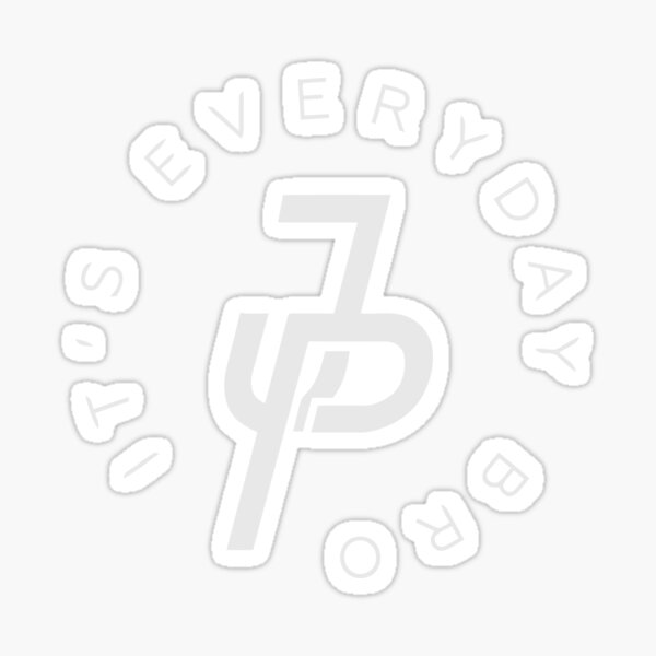 " It's Everyday Bro Jake Paul JP Logo" Sticker for Sale by ...