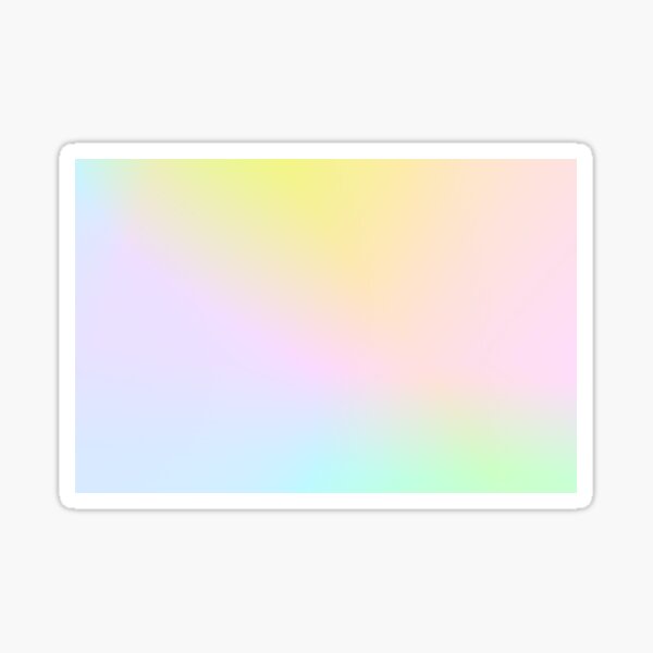 "Pastel Rainbow Watercolor" Sticker by newburyboutique | Redbubble