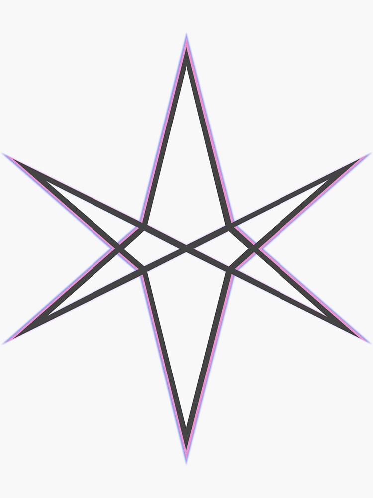 "BMTH Minimalist logo fluorescent colors" Sticker by TNKART | Redbubble