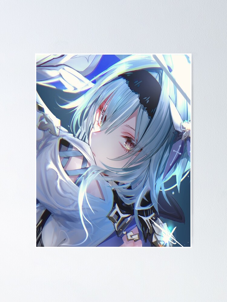 "Eula Genshin Impact Mondstadt Cryo Vision" Poster by shopdokidoki ...