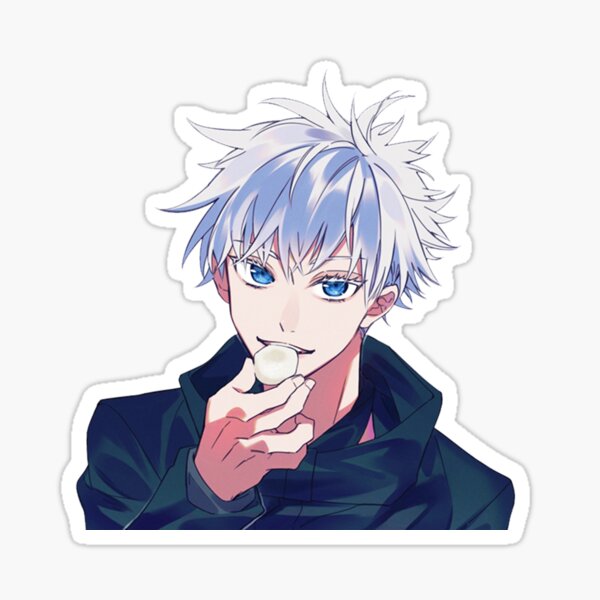 "Gojo Satoru" Sticker by Piece-One | Redbubble