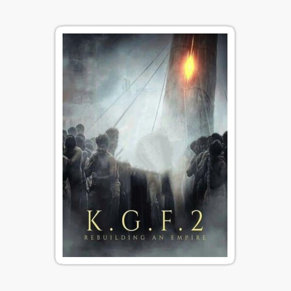 "Kgf movie" Sticker by collinsdrawings | Redbubble