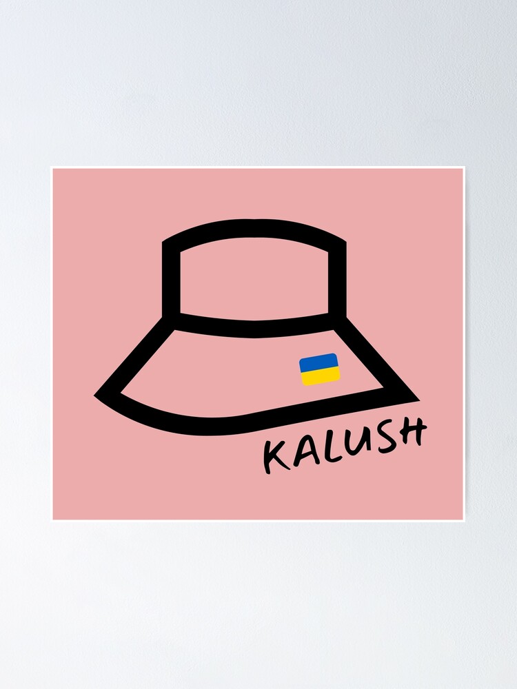 "Eurovision 2022 Ukraine Kalush Orchestra bucket hat" Poster for Sale ...