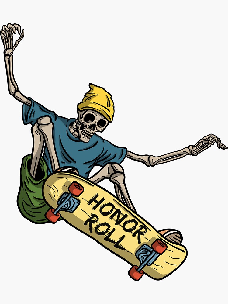 "Honor Roll" Sticker by grimcon | Redbubble