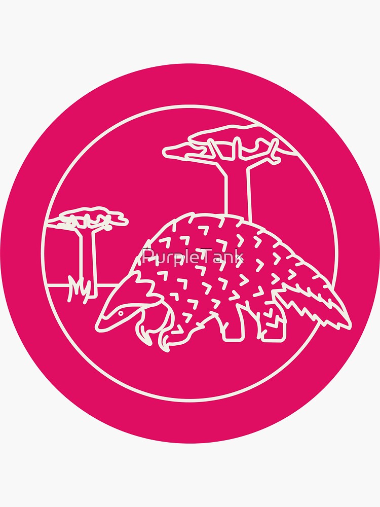"Cute Pangolin" Sticker for Sale by PurpleTank | Redbubble