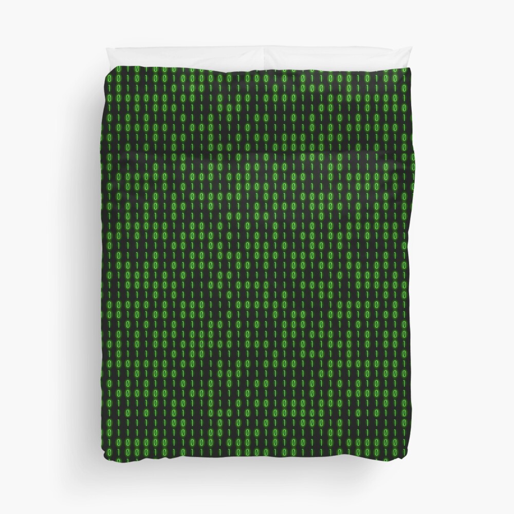 "Binary Code Inside" Duvet Cover for Sale by pattypattern | Redbubble