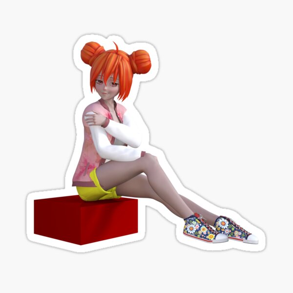 Manga Tai Chi Girl Sticker For Sale By Pixelkummet Redbubble