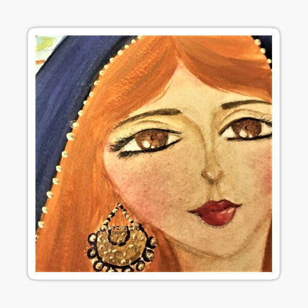 "Arabian woman" Sticker for Sale by The-Little-Deer | Redbubble